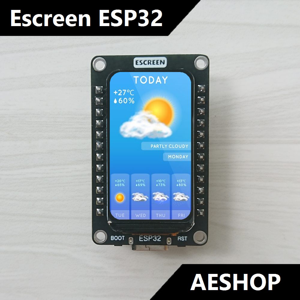 Kit phát triển Escreen ESP32 1.47 inch | Shopee Việt Nam