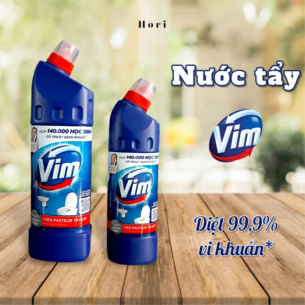 Nước tẩy bồn cầu diệt khuẩn Vim chai 500ml/880ml | Shopee Việt Nam