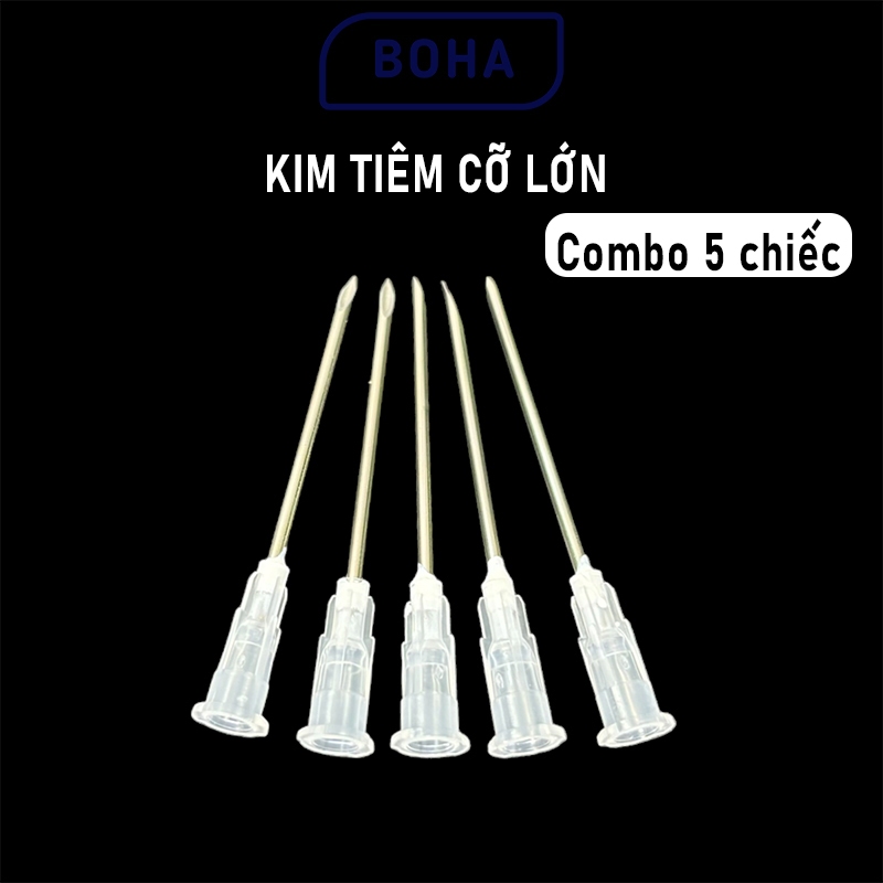 Mũi kim to, Combo 5 mũi kim tiêm cỡ lớn 1.6mm x 30mm (16G) - XLK16C2 (5 ...