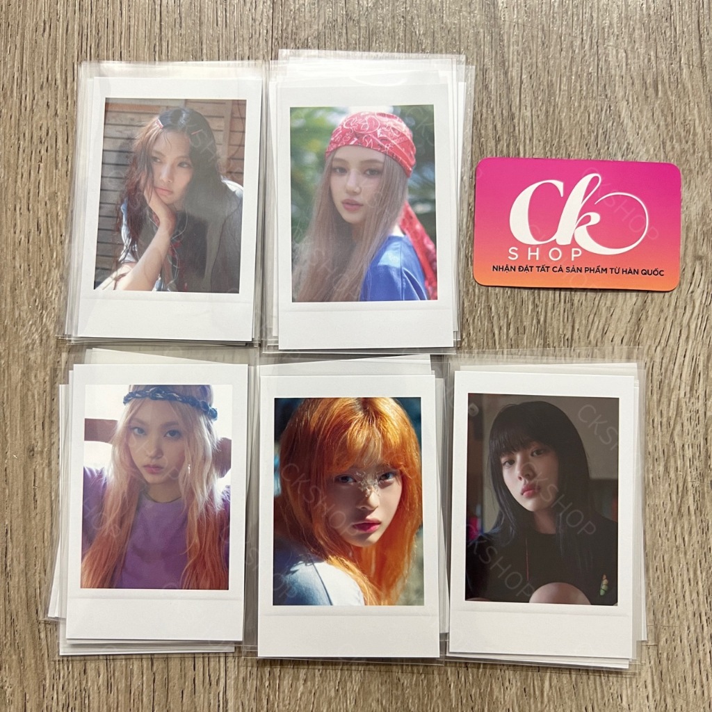 Ảnh photocard NEWJEANS - SUPERNATURAL, HOW SWEET , GET UP card bo góc ...