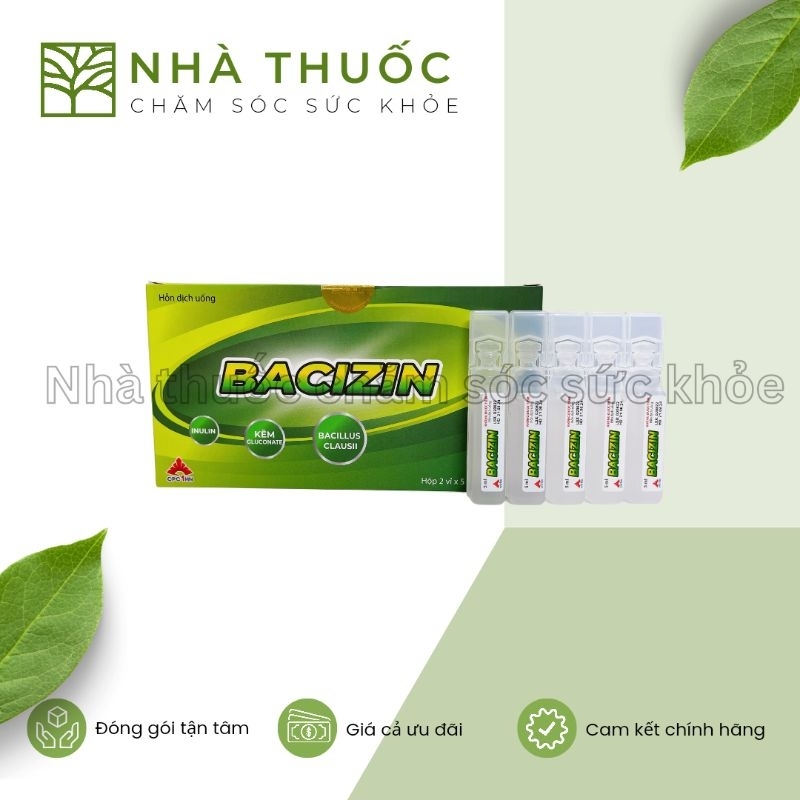 [Chính Hãng] Bacizin - Men vi sinh cung cấp lợi khuẩn, chất xơ và kẽm ...