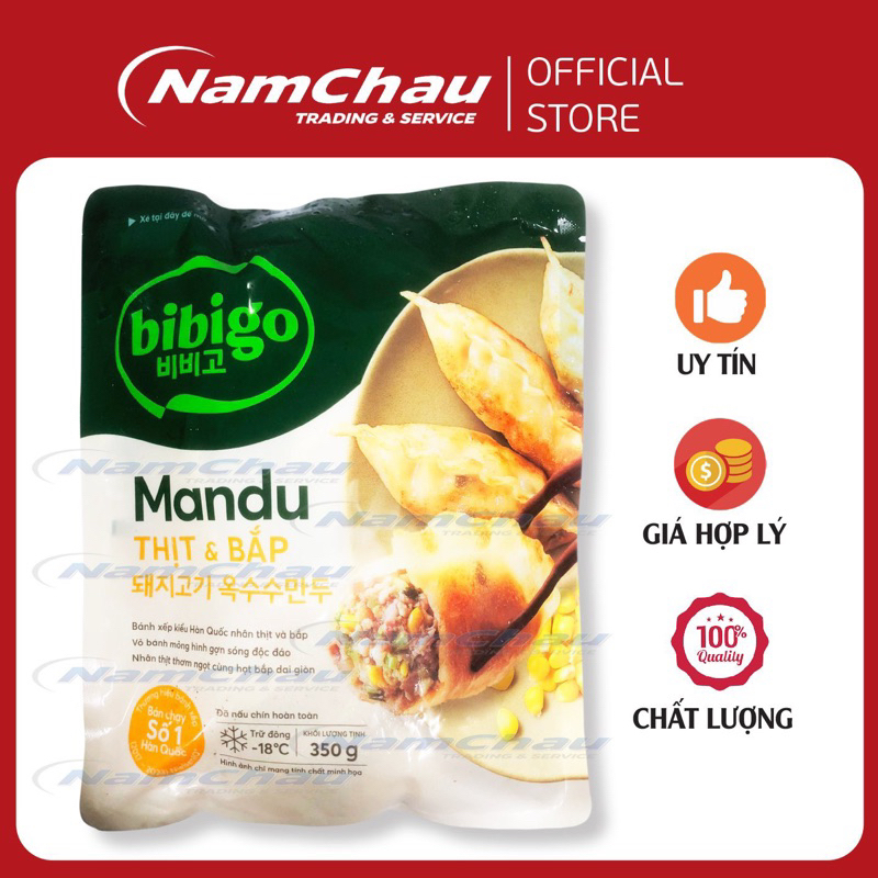 Bánh xếp Mandu CJ Food Bibigo 350g thịt và bắp [Giao hàng hỏa tốc HN] | Shopee Việt Nam