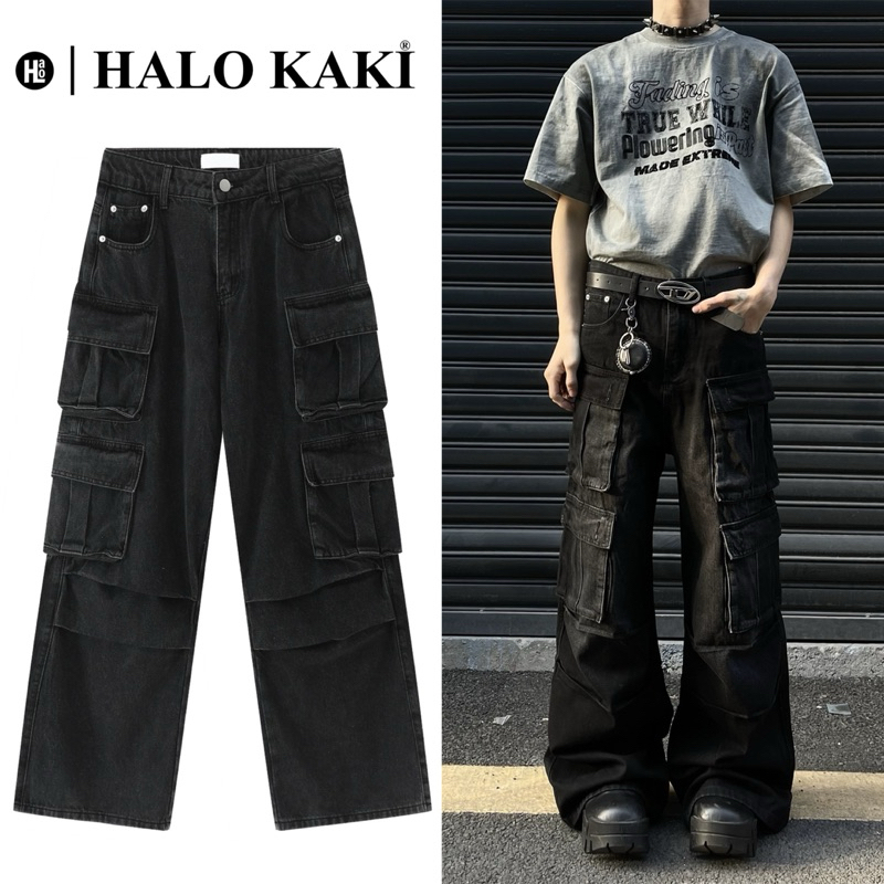 JEANS BOX BAG - QUẦN JEAN TÚI HỘP TO ỐNG RỘNG PHỦ GÓT GIÀY PHONG CÁCH ...