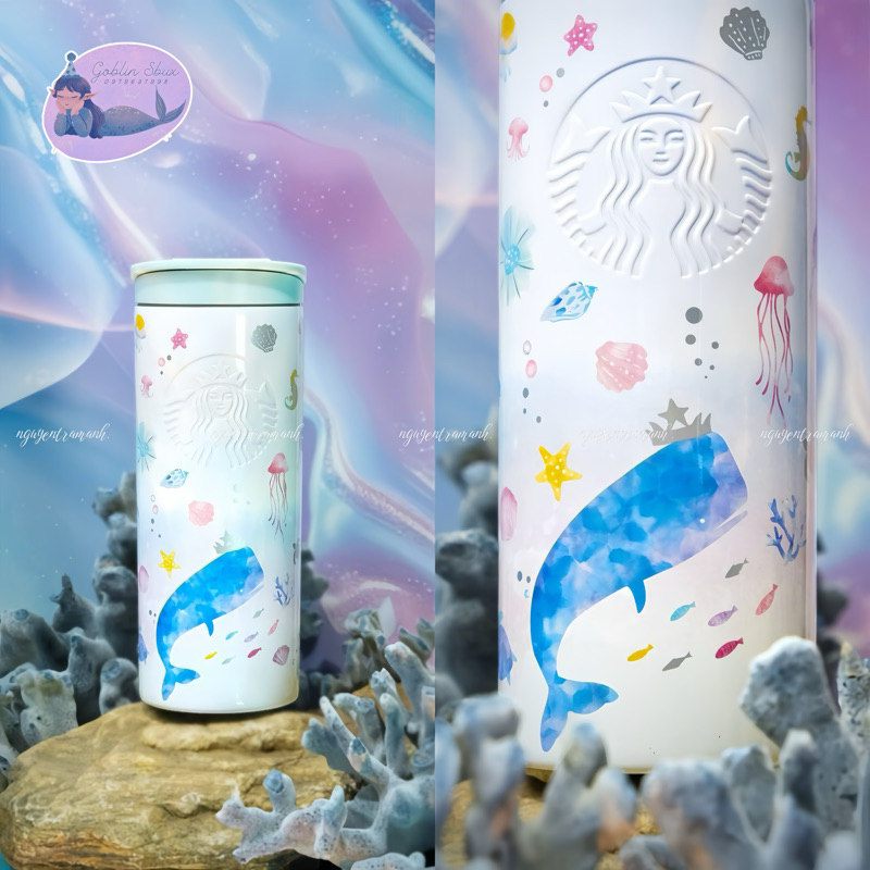 [Chính hãng] STARBUCKS BÌNH GIỮ NHIỆT SUMMER WILSON OCEAN 355ML ...