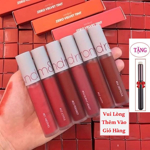 [Romand - Tặng Cọ] Son romand kem lì,lâu trôi Romand Zero Velvet Tint ...