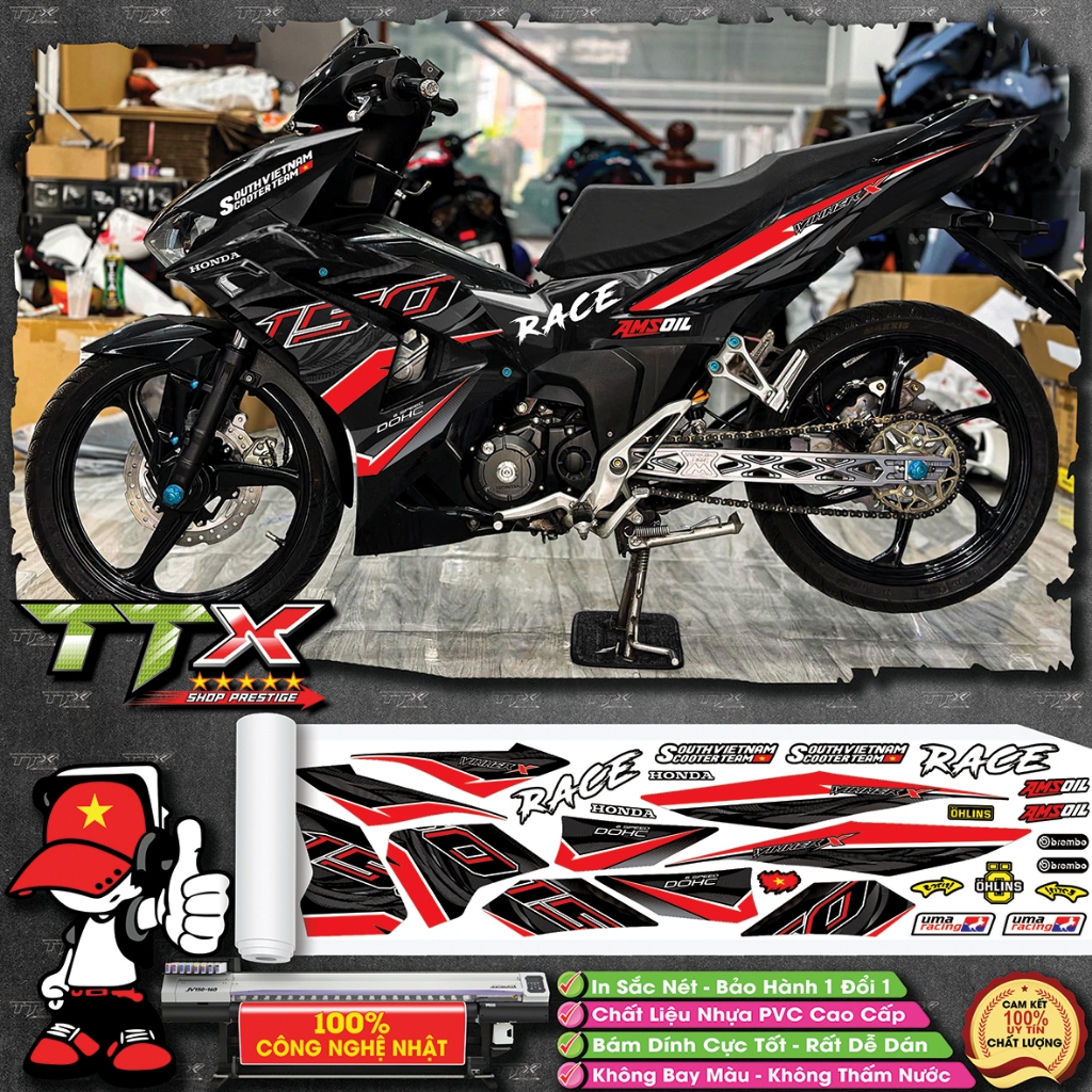 tem winner x v3 đen xám trắng 150 , team phối nhiều màu in máy nhật ...