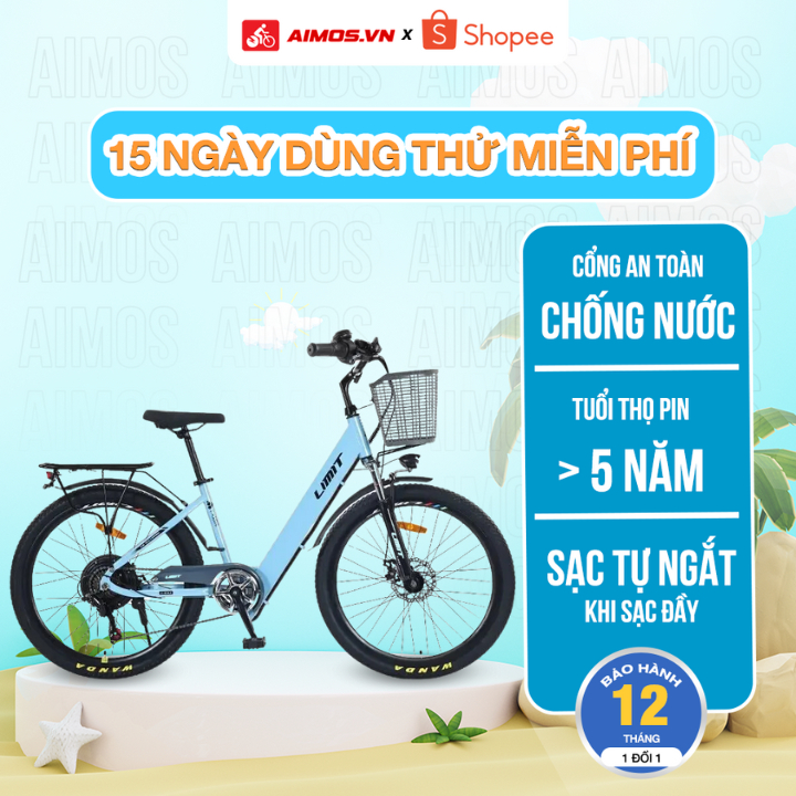 Xe Đạp Điện Trợ Lực LIMIT E-Bike City Girl E002 - Bảo hành chính hãng ...