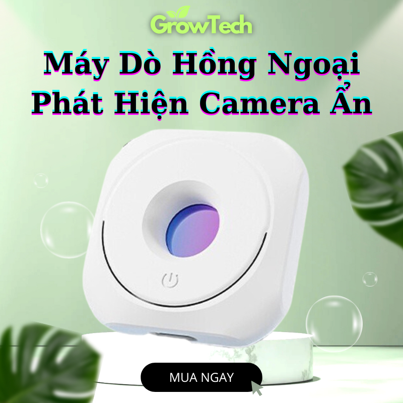 Máy Dò Hồng Ngoại Mini Phát Hiện Camera Quay Lén Chống Nhìn Trộm GrowTech | Shopee Việt Nam