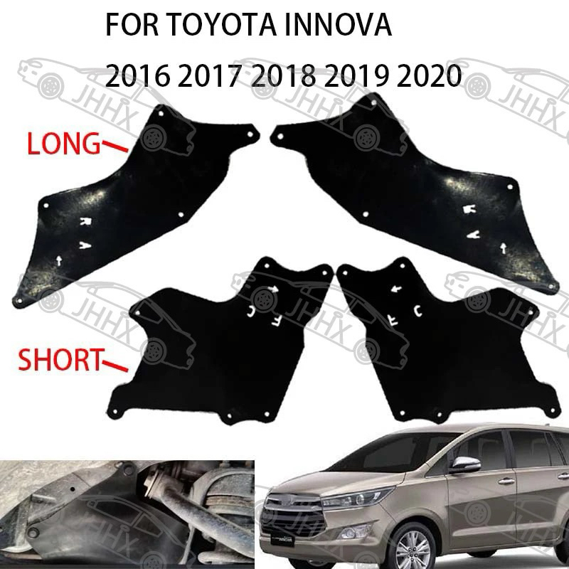 BỘ 4 CAO SU CHẮN BÙN LÒNG VÈ TOYOTA INNOVA 2015-2024 53885-KK010 53735 ...