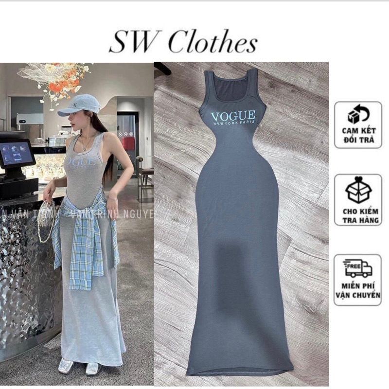 DẦM BODY BA LỖ DÁNG DÀI ÔM BODY CÁ TÍNH | Shopee Việt Nam