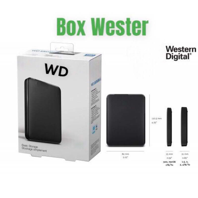 Hộp di động đựng ổ cứng - HDD box 2.5 ,usb 3.0 . Box di động WD_cho HDD ...