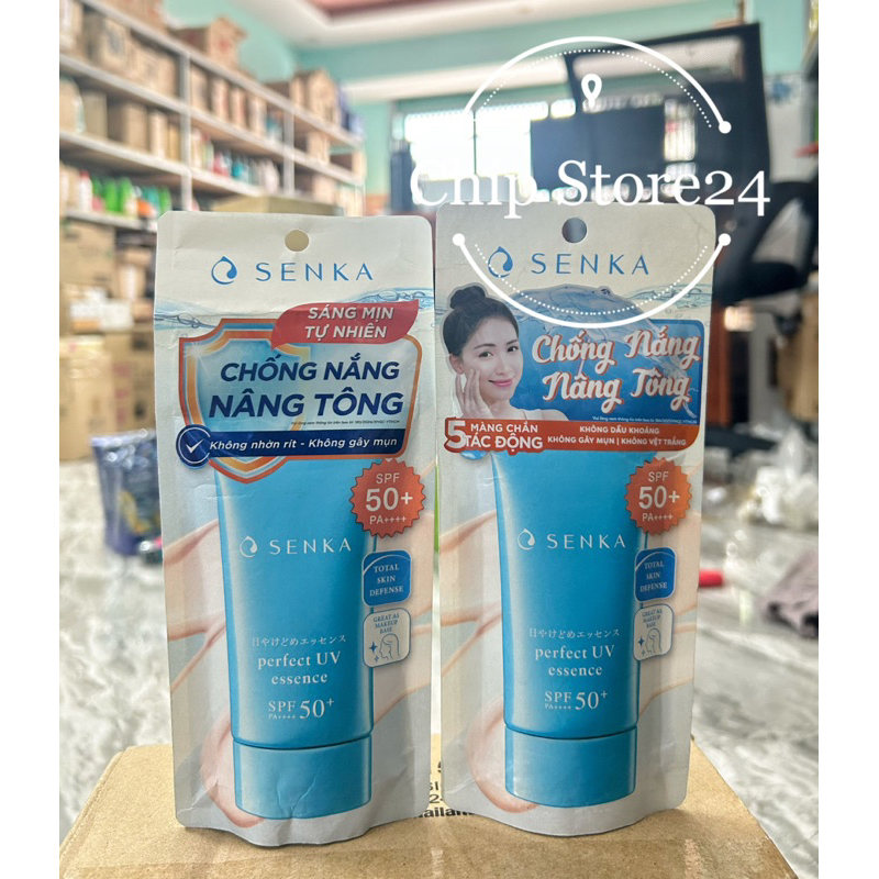 (Mẫu Mới)Kem Chống Nắng Dạng Tinh Chất Senka Perfect UV Essence 50g Mẫu Mới | Shopee Việt Nam