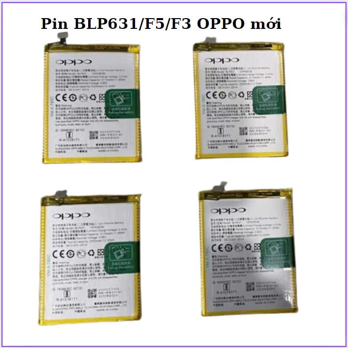 Pin oppo blp631/f5/f3,mới | Shopee Việt Nam