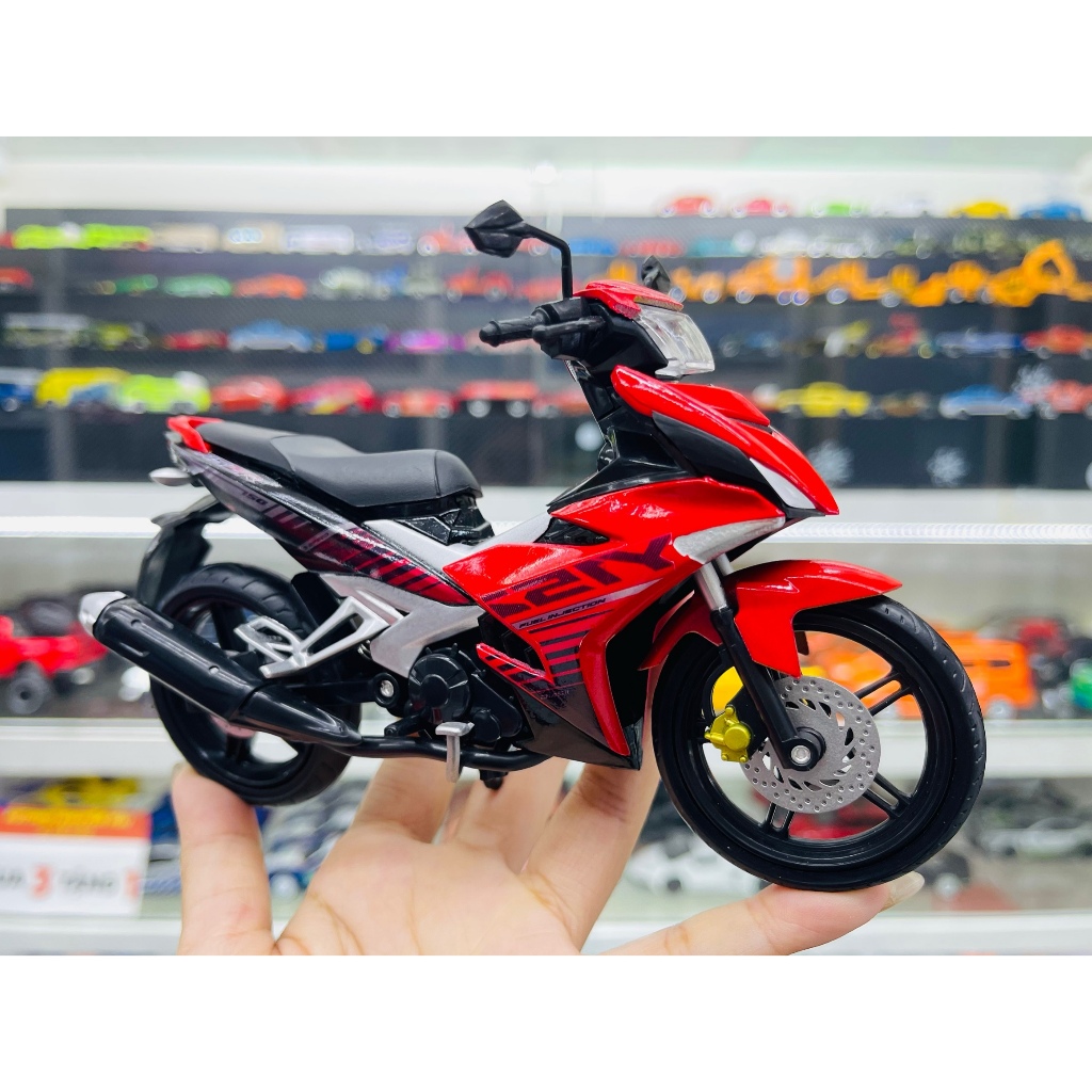 Mô hình xe Yamaha Exciter y15zr độ tem red tỉ lệ 1:12 Dealer D237D | Shopee Việt Nam