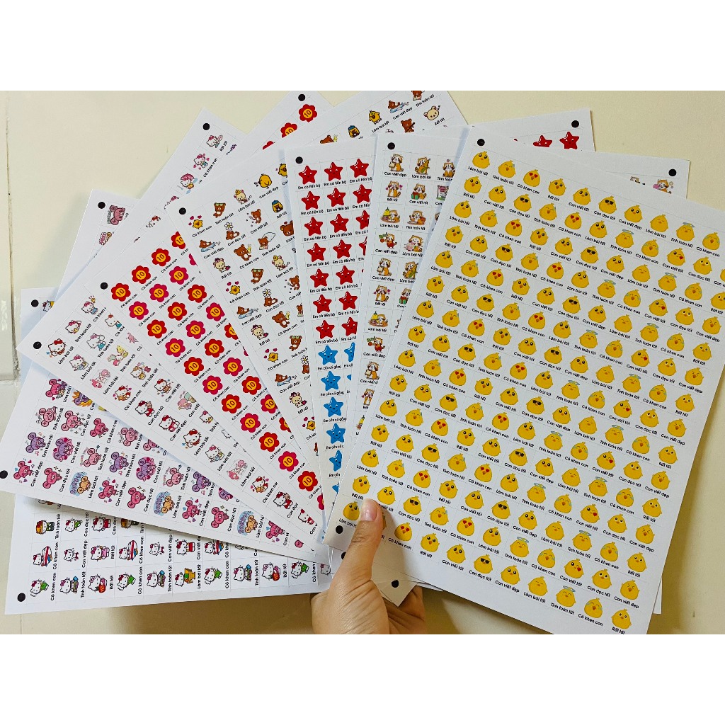 154 STICKER BÓC DÁN KHEN THƯỞNG CHO HỌC SINH | Shopee Việt Nam