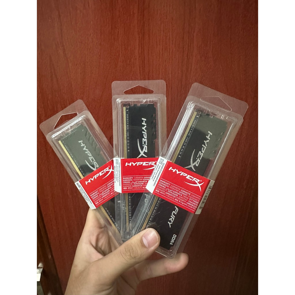 Ram PC Kingston HyperX Fury Black 4GB/8GB/16GB DDR4 2400/2666/3200Hz - Chính Hãng New 100% - Bảo ...