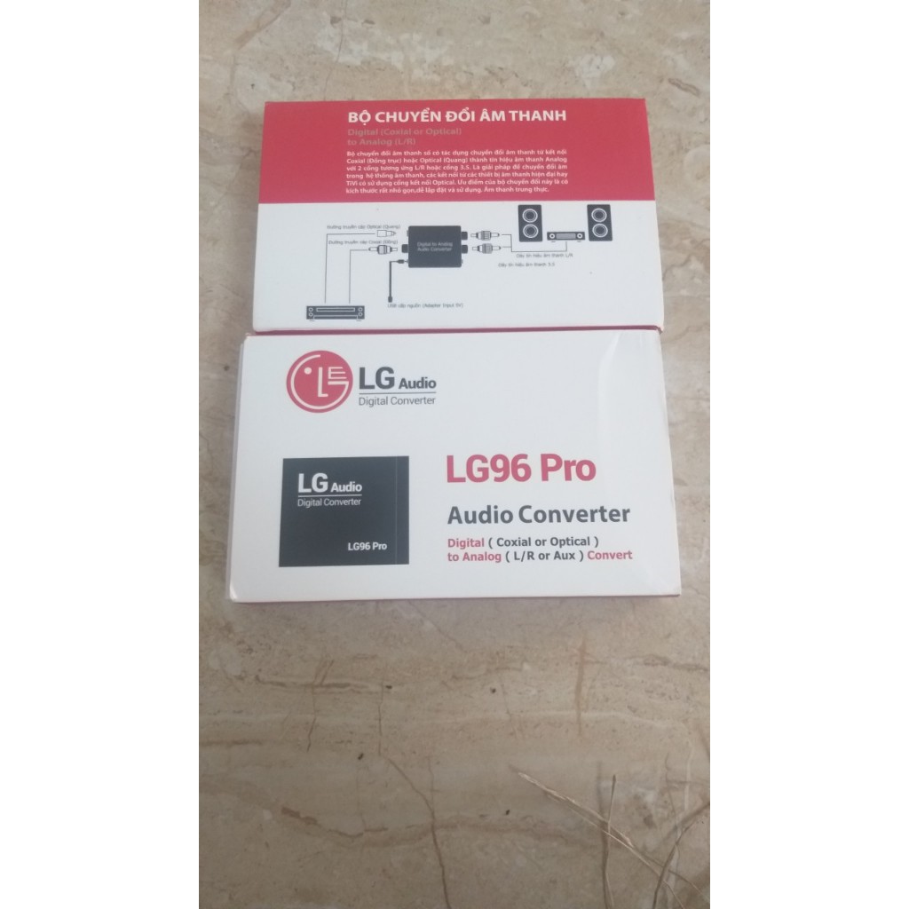 Bộ chuyển đổi âm thanh quang học optical to analog LG96pro Kết nối Bluetooth không dây LG96 pro ...