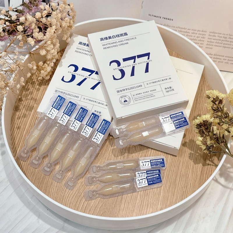 10 Tép Kem làm trắng và chống tàn nhang 377 Niacinamide tinh chất dưỡng ...