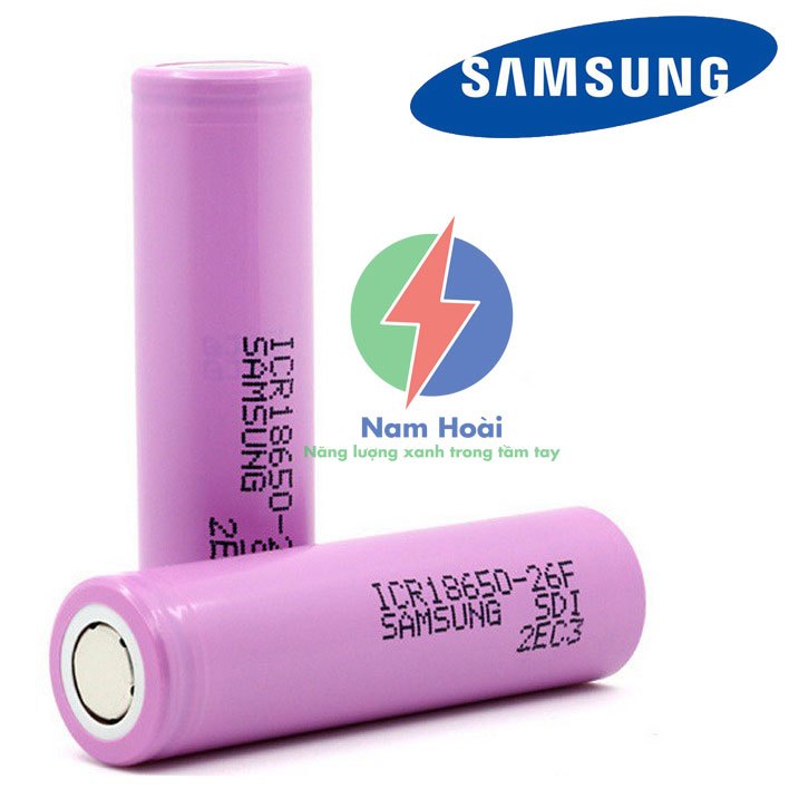 Cell Pin 18650 Samsung ICR18650 26F 2600mAh, Dòng xả cao 10A - Pin 18650 2600mAh | Shopee Việt Nam