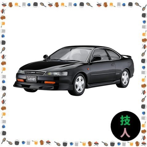 【Direct From Japan】 Hasegawa 1/24 Toyota Corolla Levin AE101 GT APEX w/Lip Spoiler Plastic Model ...