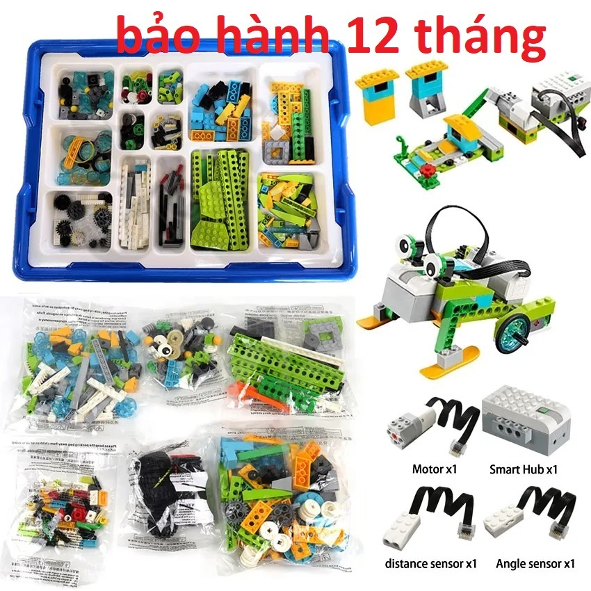 Lêgo Wedo 2.0 Bộ Chuẩn 280 Pcs 01 Não 01 Motor 2 Cảm Biến Lego ...