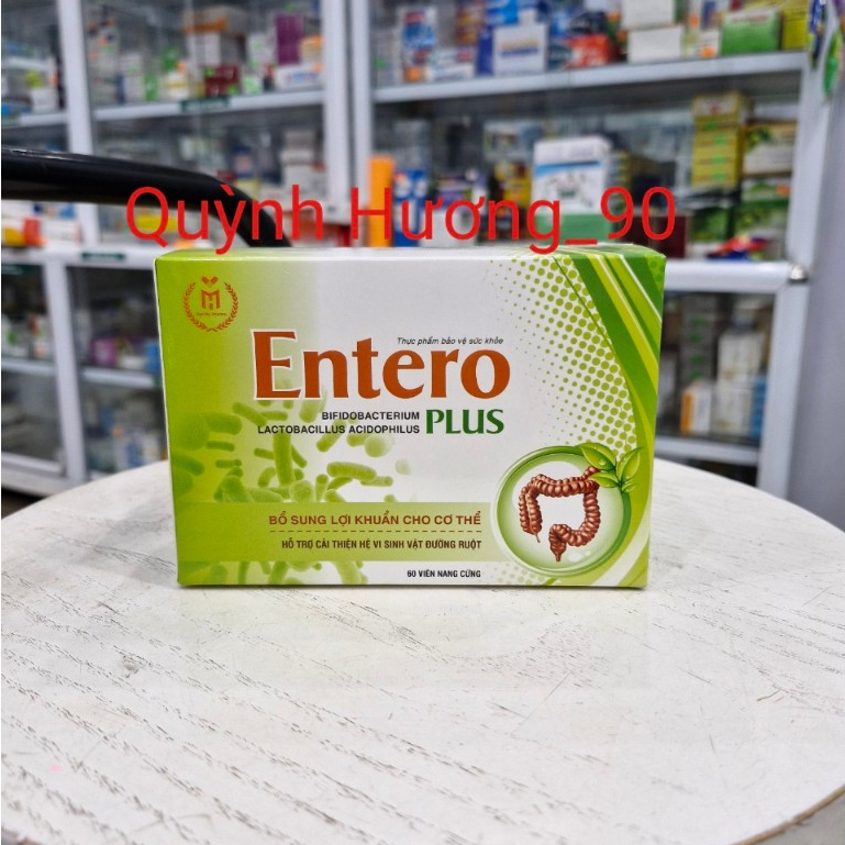 Men vi sinh ENTERO PLUS hộp 60 viên giúp bổ sung lợi khuẩn,cải thiện hệ ...