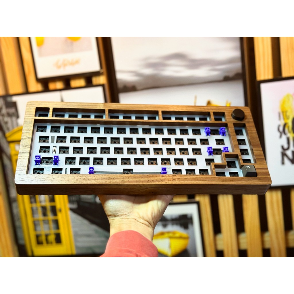Vỏ Gỗ Bàn Phím Cơ M1W - CASE WOOD MECHANICAL KEYBOARD M1W | Shopee Việt Nam