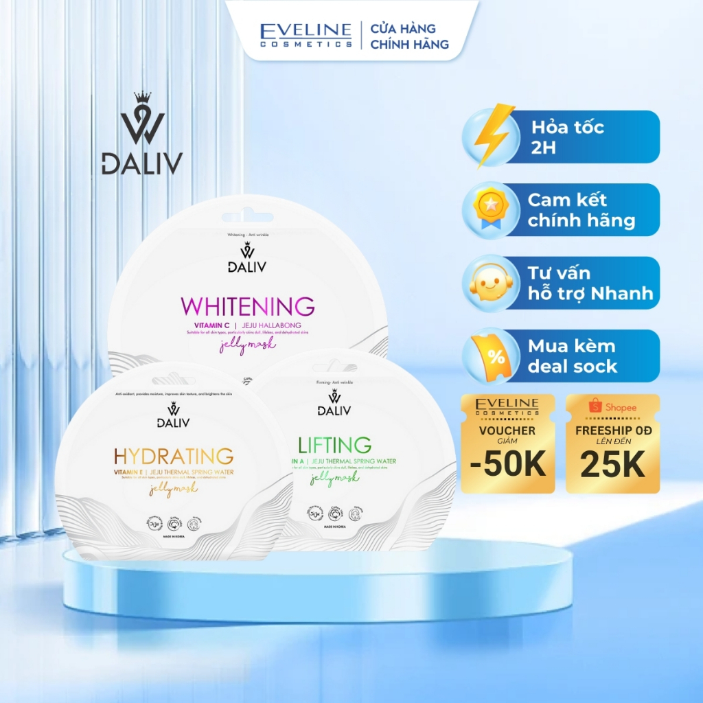 Mặt nạ dưỡng da Daliv bổ sung dưỡng chất vitamin và giúp dưỡng ẩm Hàn ...