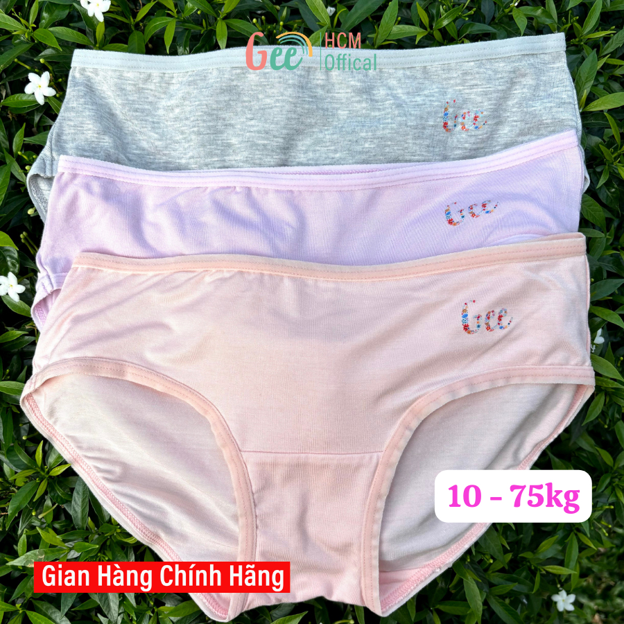 Set 3 quần Chip TAM GIÁC Bé Gái Sợi Tre/ Sợi Sồi Gee Màu XÁM HỒNG, Chip ...