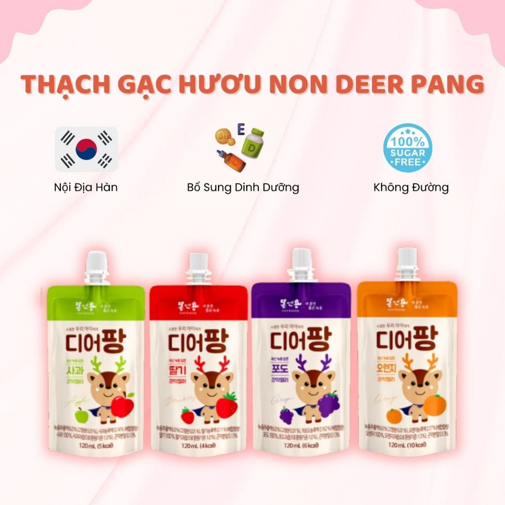Thạch Gạc Hươu Non DEER PANG Nội Địa Hàn Bổ Sung Dinh Dưỡng Tăng Chiều ...
