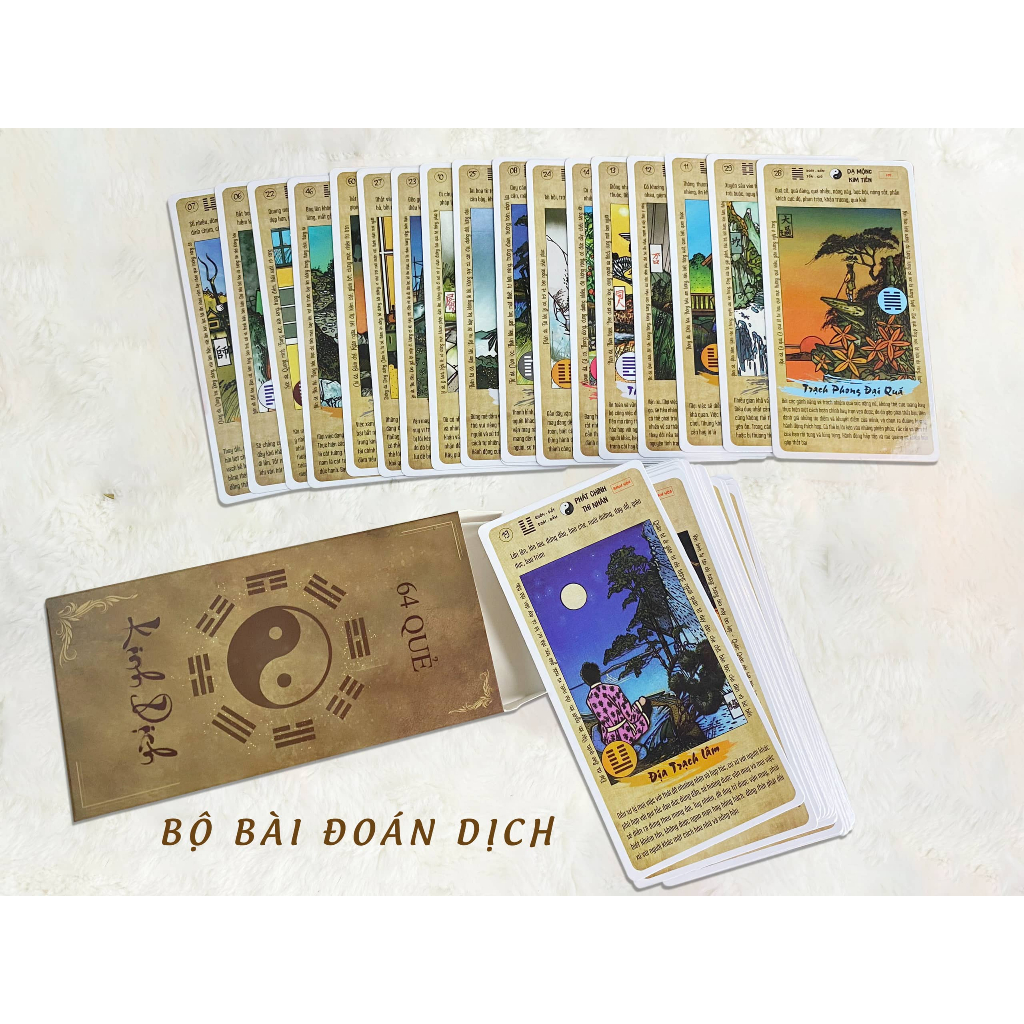 Bộ Bài Kinh Dịch 64 Lá - Tự Nghiệm Sáng Suốt | Shopee Việt Nam