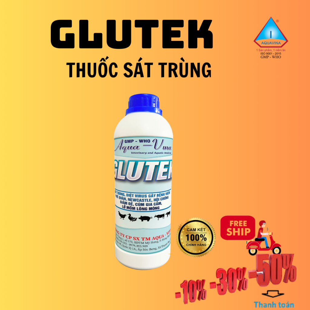 GLUTEK - THUỐC SÁT TRÙNG | Shopee Việt Nam