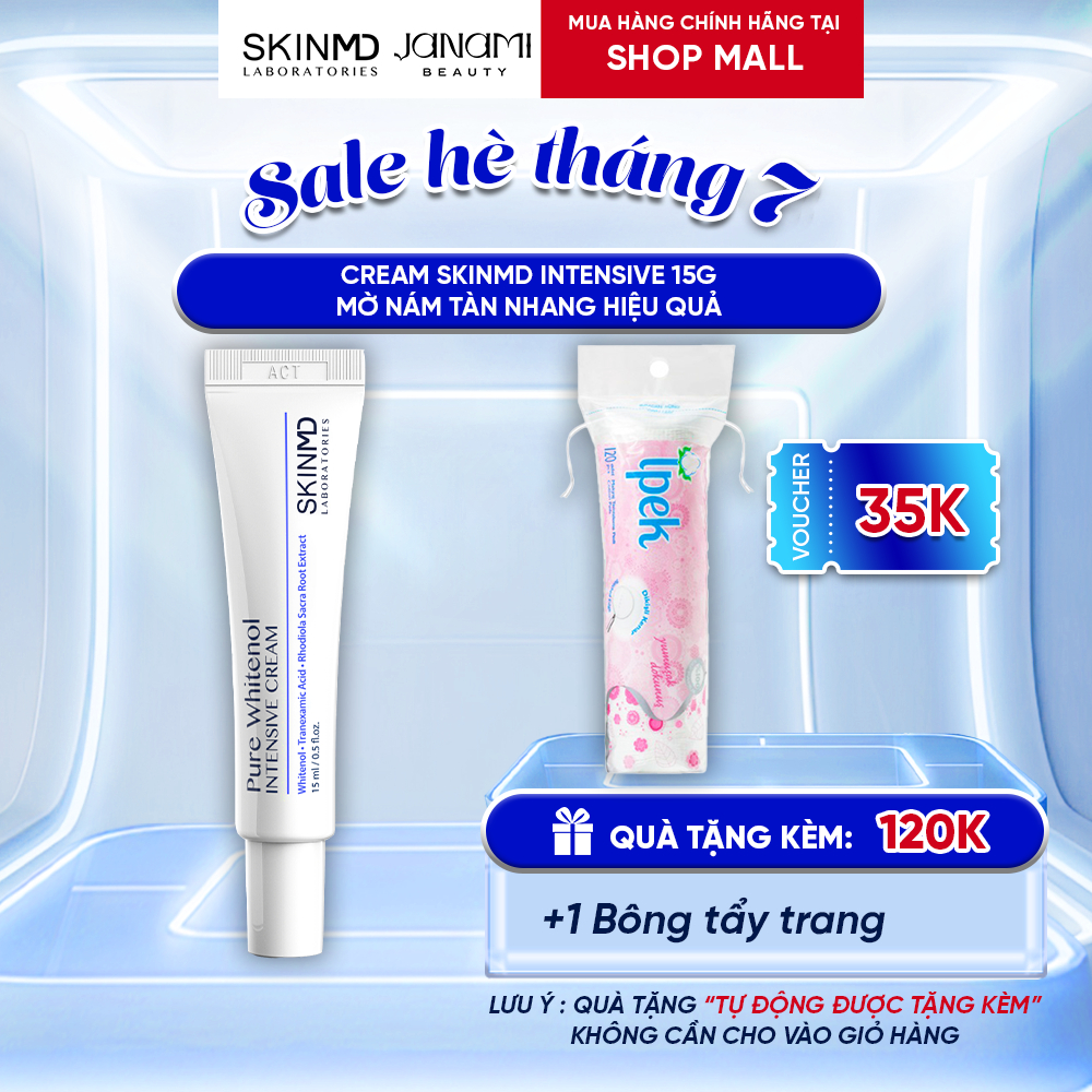 SKINMD LABORATORIES Kem dưỡng trắng da SkinMD Pure Whitenol Intensive ...