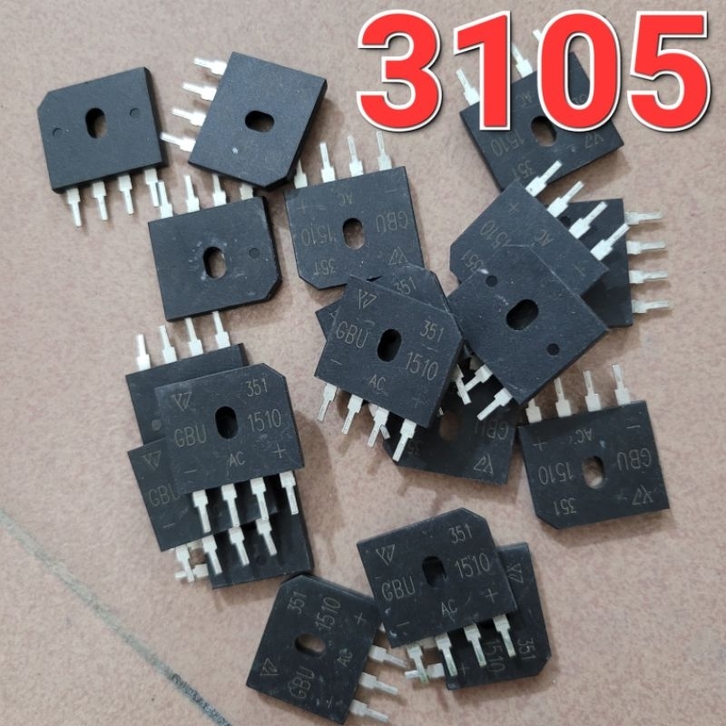 Diode cầu GBU 1510 15A 1000v chân ngắn | Shopee Việt Nam