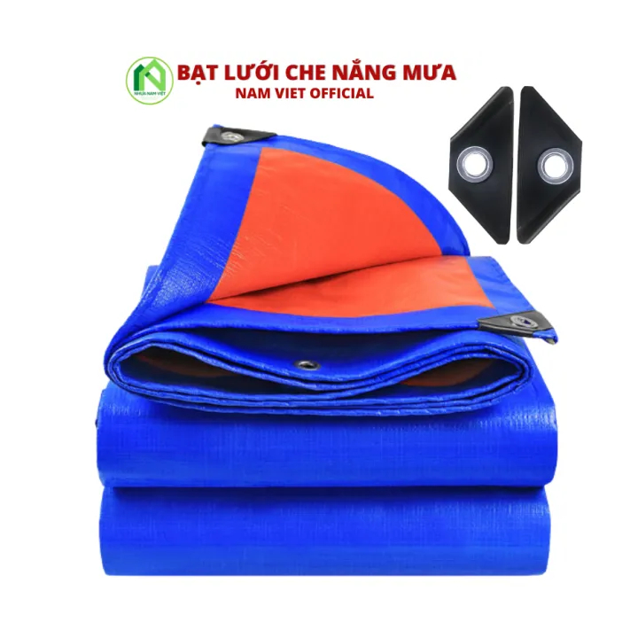 [2Mx4M] Bạt Che Nắng Che Mưa Hàn Quốc Loại Dày Chống Thấm Nước, Kháng UV May Viền Đóng Khoen Sẵn ...