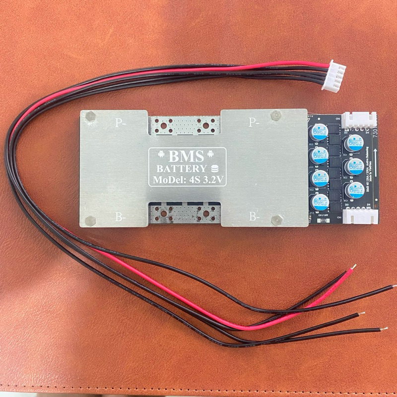 Mạch BMS 4s 120a tích hợp cân bằng chủ động 4a kèm tản nhiệt nhôm G2 T1 ...