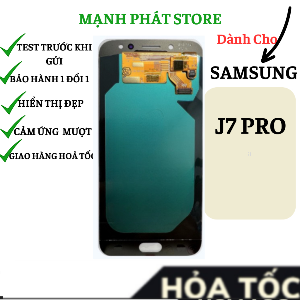Màn Hình SAMSUNG J7 Pro / J730 OLED Zin New (Tặng kèm keo dán và bộ sửa ...