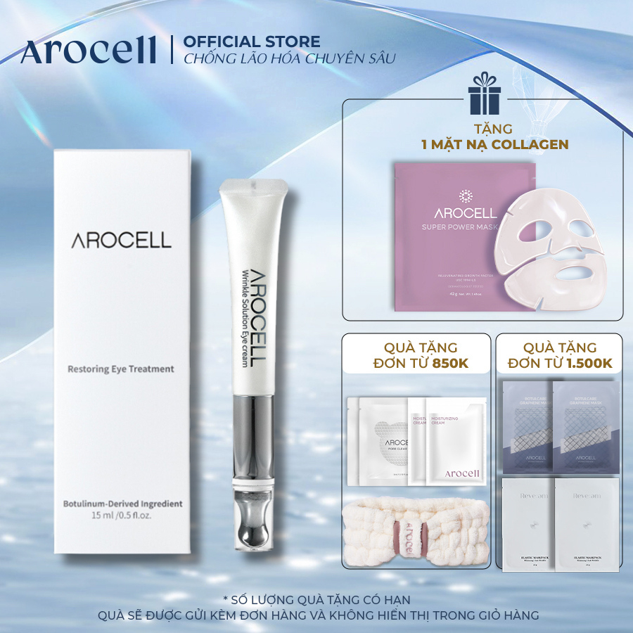 Kem Mắt Arocell Kèm Đầu Rung Massage Ngừa Lão Hóa Mờ Nhăn Nâng Cơ ...