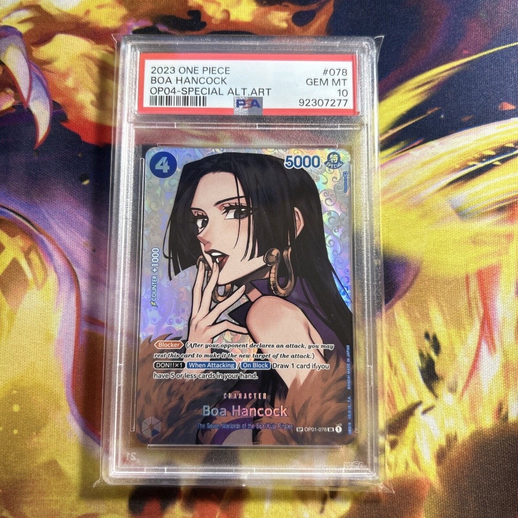 PSA 10 Boa Hancock OP01-078 SP SPECIAL ALTERNATE ART (OP04) One Piece Card | Shopee Việt Nam