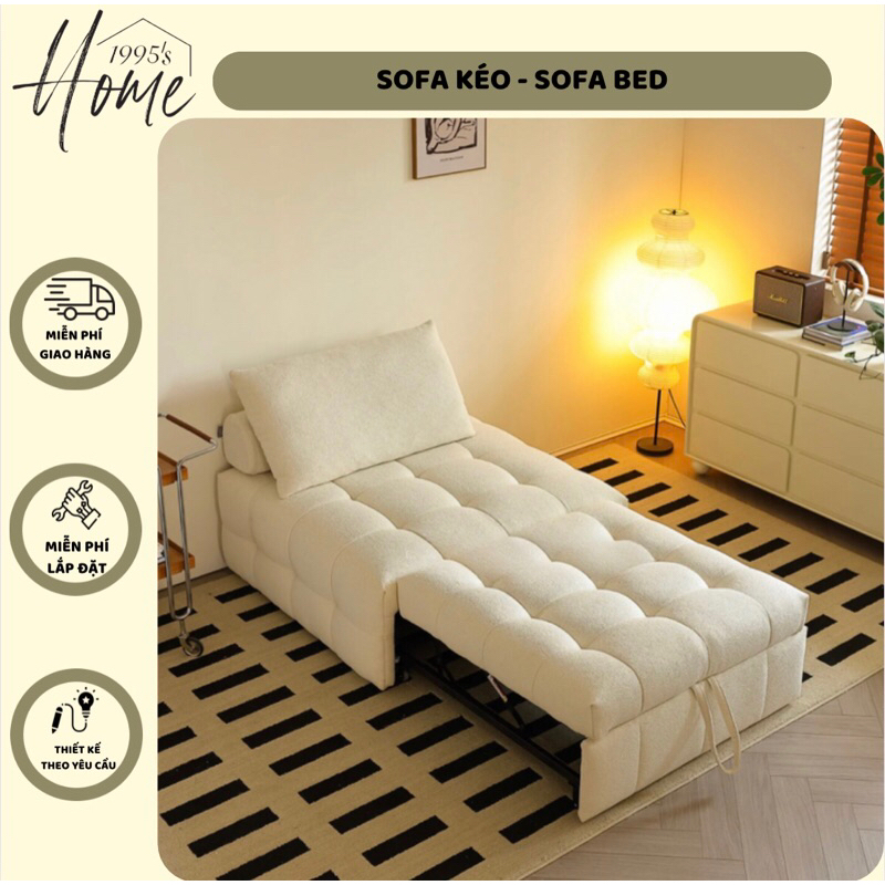 SOFA BED KÉO - SOFA KÉO THÀNH GIƯỜNG - SOFA MINI | Shopee Việt Nam