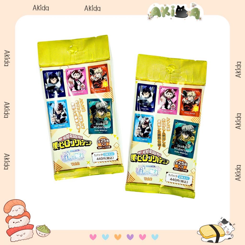 [Akida] Pack random/Thẻ nhân phẩm - Pola Clear ver vol 2 - My Hero ...