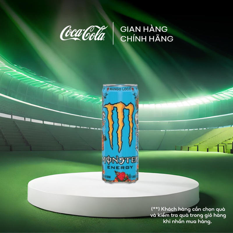 Lốc 24 Lon Nước Tăng Lực Giải Khát Monster Energy Mango Loco Vị Xoài ...