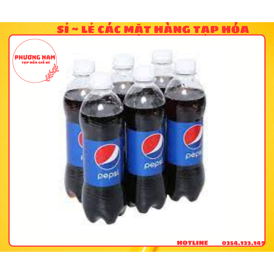 Lốc 6 Nước Ngọt Pepsi Chai 390Ml | Shopee Việt Nam