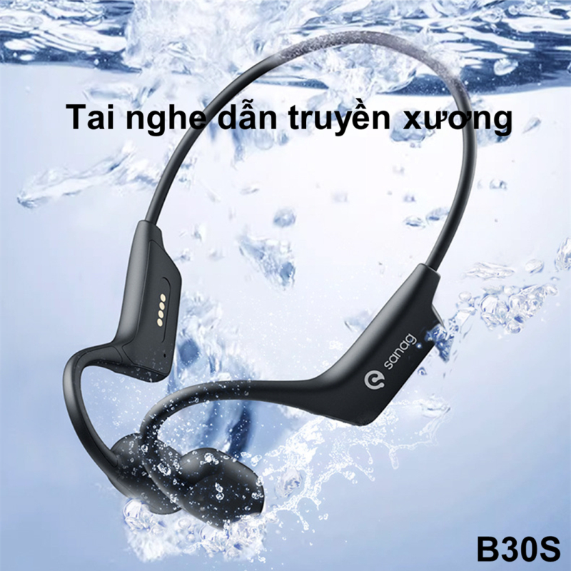 Tai nghe bluetooth truyền dẫn truyền xương Sanag B30S, thể thao, Thiết ...