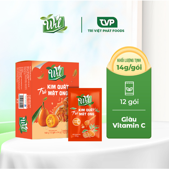 Trà kim quất mật ong Wil trà tắc hòa tan giải khát hộp 168g (12 gói x 14g) | Shopee Việt Nam