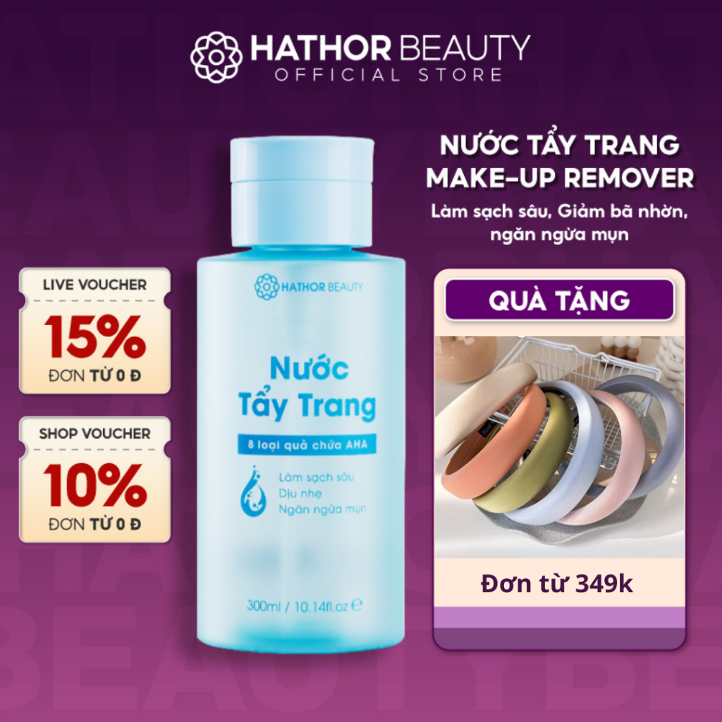 Nước tẩy trang Hathor Beauty làm sạch sâu dịu nhẹ cấp ẩm và ngăn ngừa ...