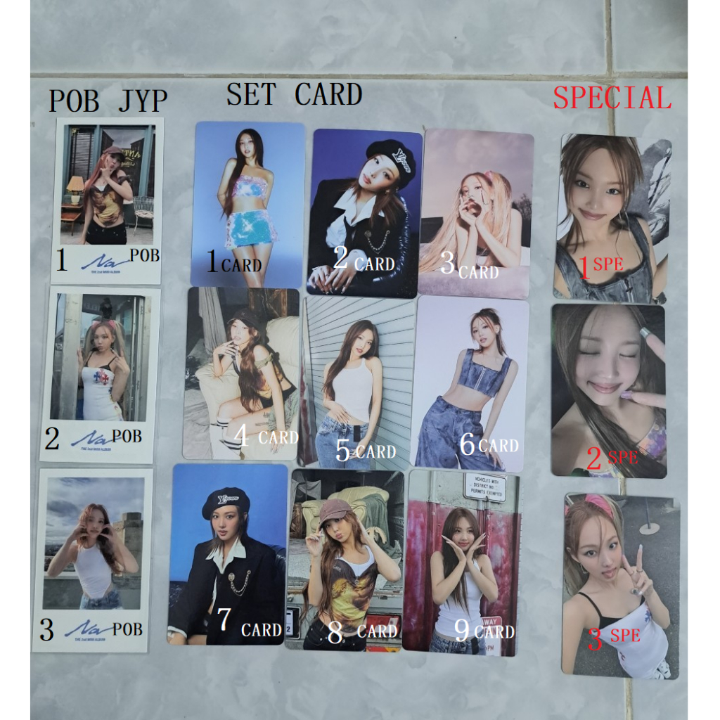 CARD NEMO CHÍNH HÃNG Nayeon NA ABCD | Shopee Việt Nam