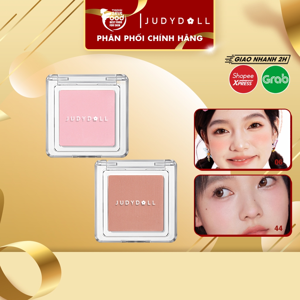 Phấn Má Hồng Đơn Sắc Lên Màu Chuẩn Judydoll Blush Powder 2.2g | Shopee ...