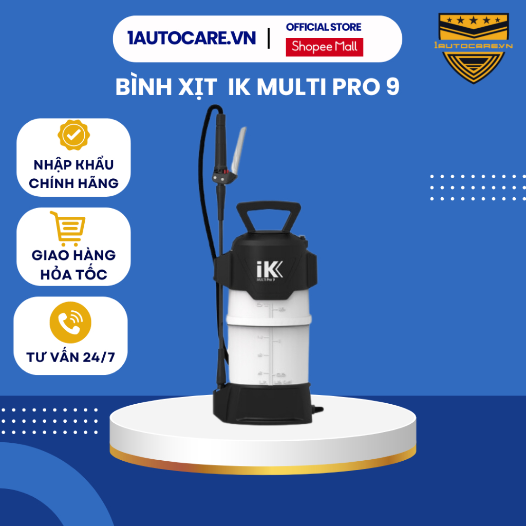 Bình phun hóa chất đa năng cao cấp IK MULTI PRO 9 – 12 dung tích 8 – 10L | Shopee Việt Nam