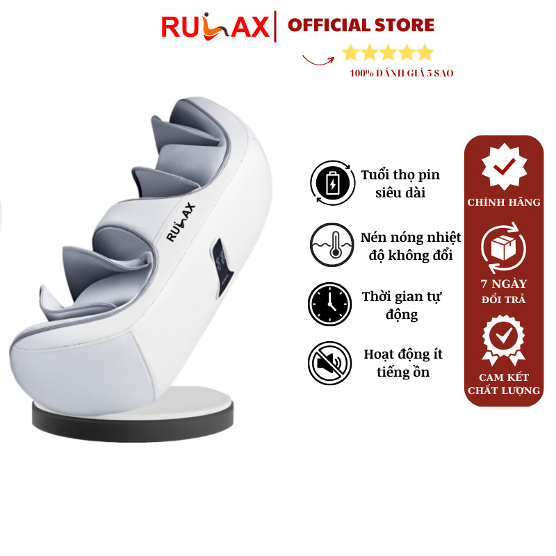 Máy Massage Đầu Gối Rulax - Massage Rung Nén Khí Đa Điểm Kết Hợp Ngải ...